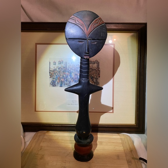 Art | African Akuba Doll African Fertility Doll Sculpture From Ghana ...